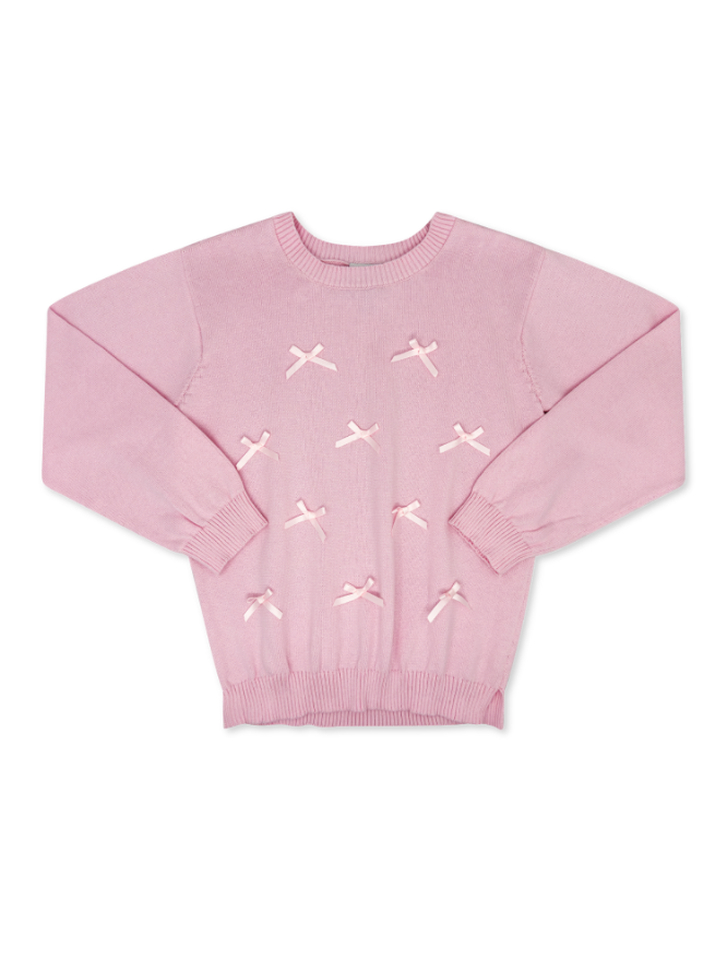 Stella Sweater - Primrose Pink, Ribbons – Set Proper